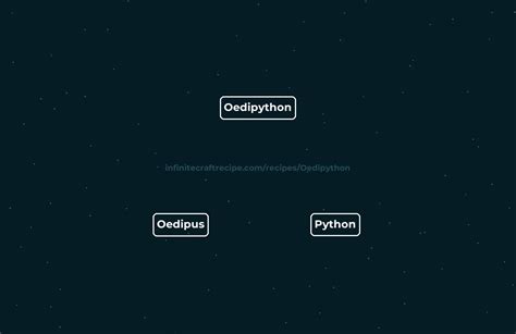 🐍👑 Oedipython Recipe How To Make Oedipython In Infinite Craft