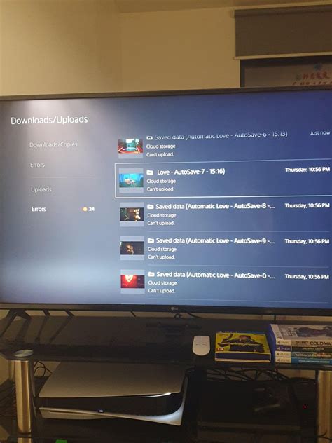 Is The Inability To Upload Any Saved Data On My Ps5 The Game Or My Ps5 It Is Annoying Being