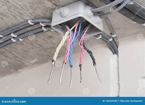 Electrical Junction Box Stock Image Image Of Supply 162224393