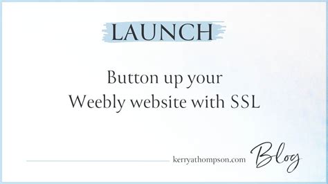 Tricks For Your Weebly Text Elements Kerry A Thompson Website Design