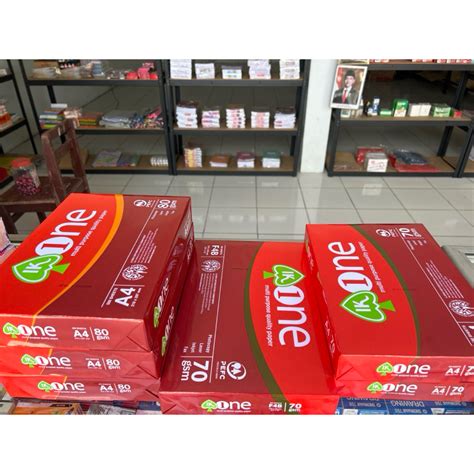 Jual Kertas Hvs Fotocopy A1 Aone A4 F4b A4 F4 A 4 F 4 70 Gsm 70 Gram Untuk Fotocopy Photocopy