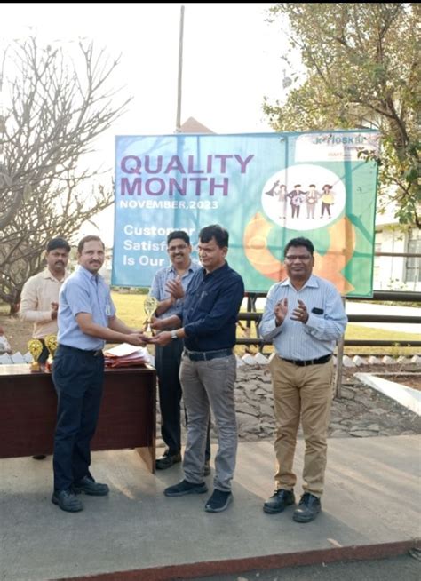Mahesh Khedkar On Linkedin 🏆won First Prize In The Quality Month