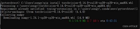 anaconda中gpu版本pytorch 的whl 安装方法【2023 1最新最详细】（附anaconda以及cudaandcudnn安装教程） conda install whl 芋头宋的博客