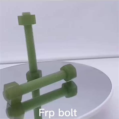 내식성 Frp 에폭시 섬유유리 플라스틱 실을 Threaded 막대 나사 놀이쇠 및 견과 Buy 볼트 및 너트 Frp 에폭시