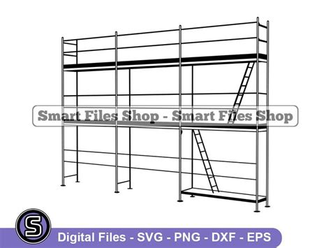 Scaffolding 5 Svg Scaffold Svg Staging Svg Scaffolding Dxf