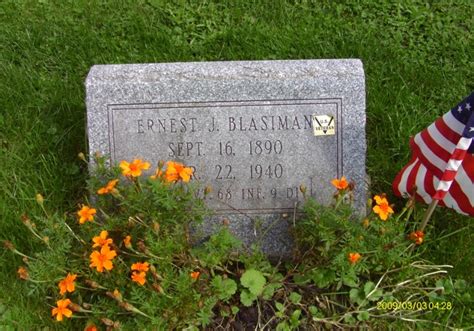 Ernest Jacob Blasiman 1890 1940 Find A Grave Memorial
