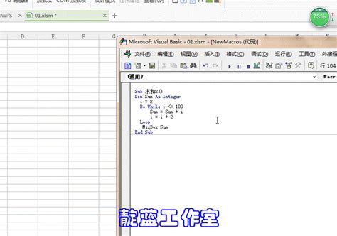 excel vba用dowhile循环求1到100的和 天天办公网