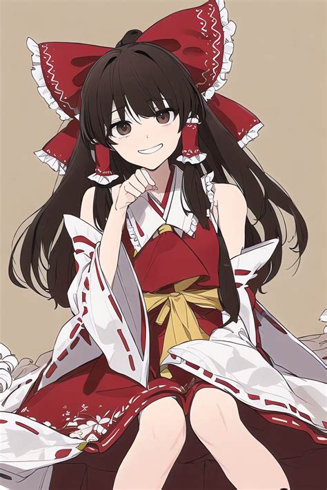 博丽灵梦，啊 感冒了 新年开始就不好过了插画师にゃんごろもち的东方project插画图片 Bobopic