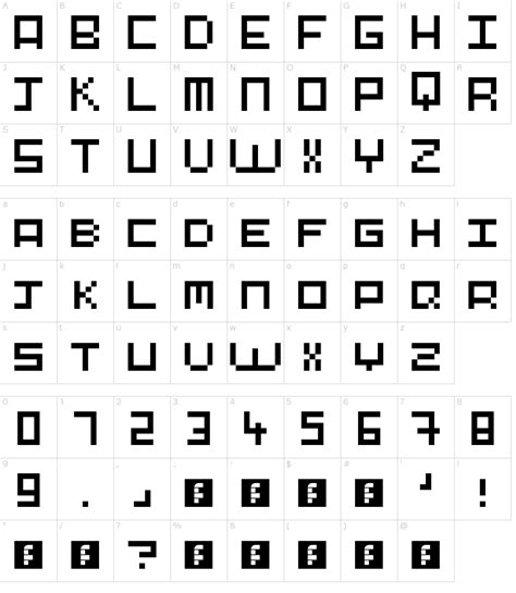 Pixel Art Font