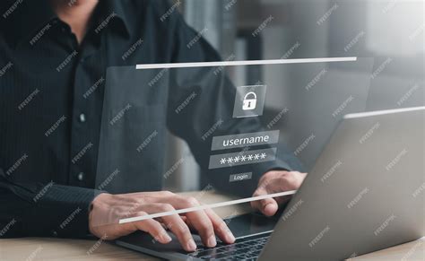 Premium Photo Cyber Security Concept Secure Access To Users Personal