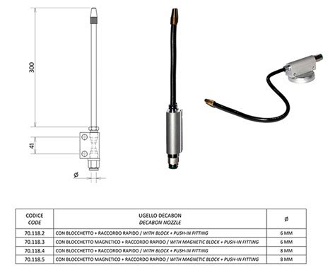 Spray Nozzles Wflexible Tube With Magnetic Base