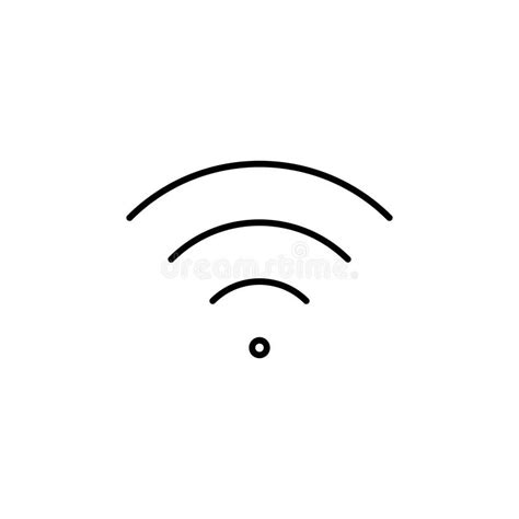 Wifi Icon Signal Vector Icon Wireless Icon Vector Stock Vector
