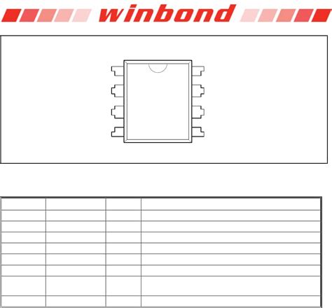 W25q32fv Datasheet By Winbond Electronics Digi Key Electronics