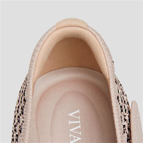 Pointed Toe Mary Jane Flats Maria Blush Tweed Eu40 Vivaia