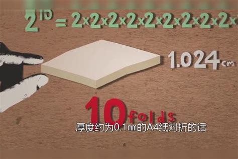 科学家跟纸过不去？实验将a4纸对折103次，其厚度超过宇宙！对折实验厚度