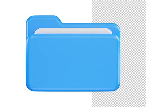File Folder Icon 3d Rendering Graphic By Crop3dbusiness · Creative Fabrica