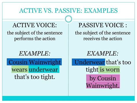Active And Passive Voice Grammar Review 3 Ppt Download