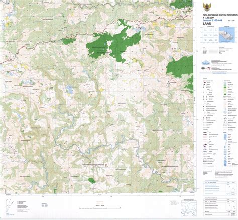 Laau 2105 444 Map By Badan Informasi Geospasial Avenza Maps