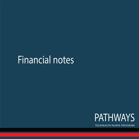 Financial Notes 01 A Centre For Community Driven Response In Health