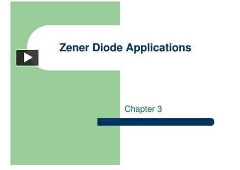 Ppt Zener Diode Applications Powerpoint Presentation Free To Download Id 96e8c5 Yjk3z
