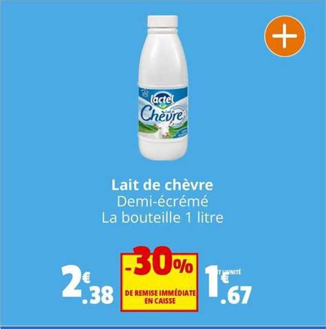 Promo Lait De Chèvre Chez Coccinelle Express Icatalogue Fr