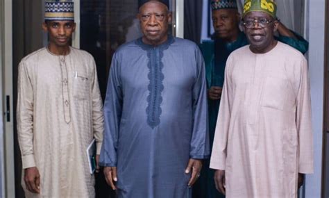 2023 Tinubu Meets Buharis Anointed Apc Chairmanship Candidate