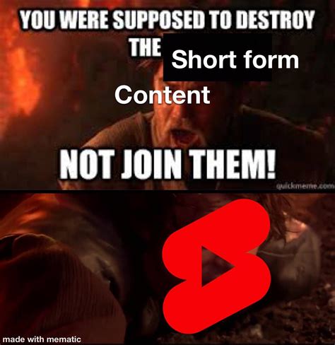 You Were Supposed To Destroy Them R PrequelMemes Prequel Memes