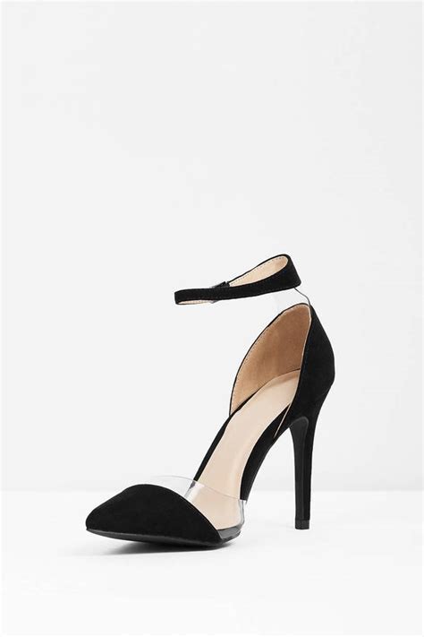 Akira Clear Ankle Strap Pump 29 Tobi US