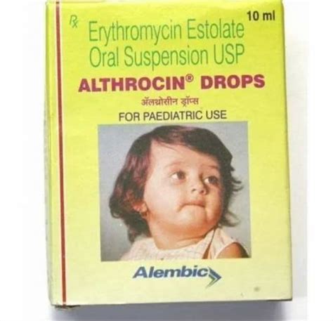 Erythromycin Althrocin Drops 100mgml At ₹ 200box In Nagpur Id