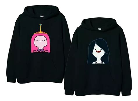 Sudaderas Pareja Dulce Princesa Y Marceline Hora De Aventura Envío Gratis
