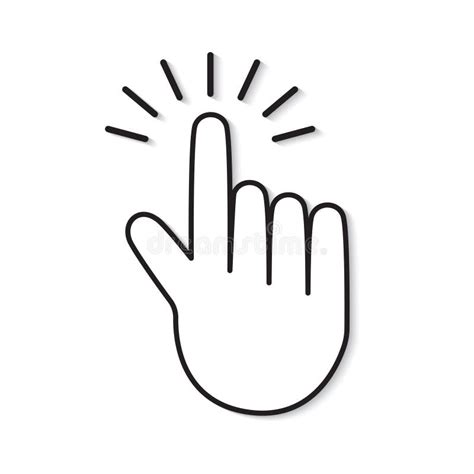 Cursor Touching Stock Illustrations Cursor Touching Stock Illustrations Vectors Clipart