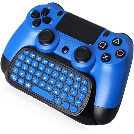 PS4 Controller Keyboard 2 4G Wireless Rechargeable Online Gaming Live Chat Message Chatpad