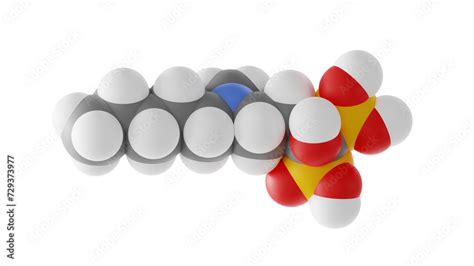 Ibandronic Acid Molecule Bisphosphonate Medication Molecular Structure Isolated 3d Model Van