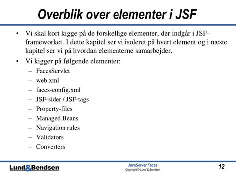 Ppt Introduktion Til Javaserver Faces Powerpoint Presentation Free