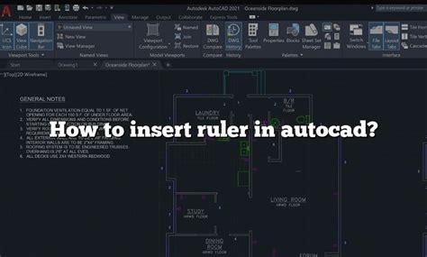 How To Insert Ruler In Autocad