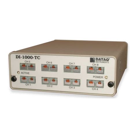 Dataq Di 1000tc User Manual Pdf Download Manualslib