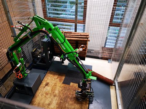 AutoLOG Manipulator 1 5 Scaled Forest Forwarder Crane Test Bed For