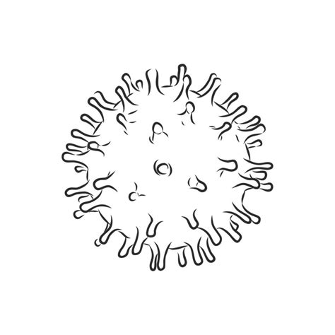 Virus Vector Sketch 11094225 Vector Art At Vecteezy