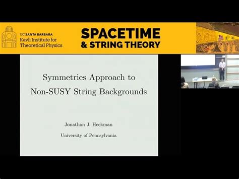 Free Video Symmetries Approach To Non Supersymmetric String Backgrounds From Kavli Institute