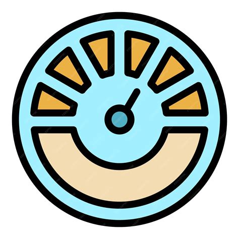 Premium Vector Car Dashboard Gauge Icon Outline Car Dashboard Gauge