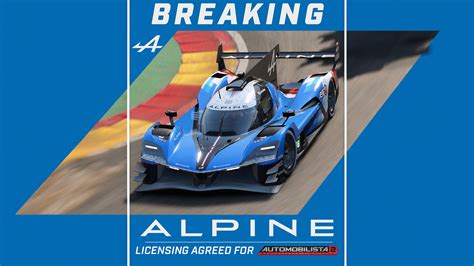 Alpine To Debut In Automobilista 2 With A424 Lmdh Hypercar Overtakegg