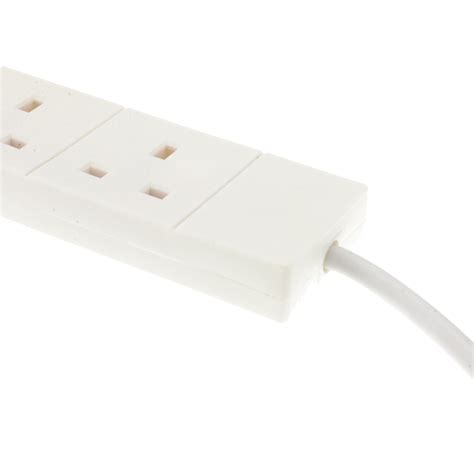 Kenable 4 Gang Way UK 13A Trailing Socket Mains Power Extension Lea