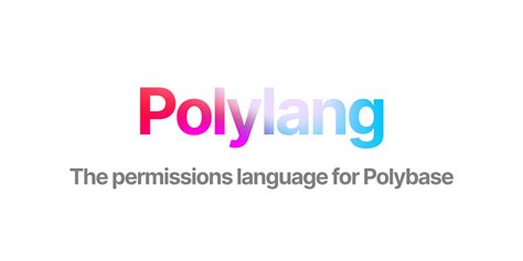 github polybase polylang