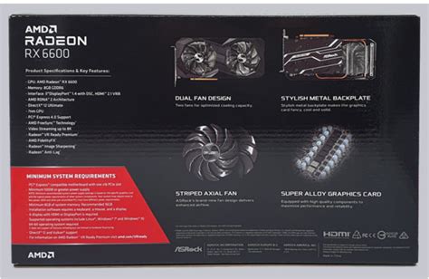 Đánh giá Card đồ họa ASRock Radeon RX 6600 Challenger D 8G | Viết bởi ...
