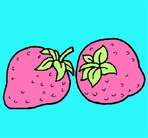 Dibujo De Fresas Pintado Por Thais8 En El Día 18 02 12 A