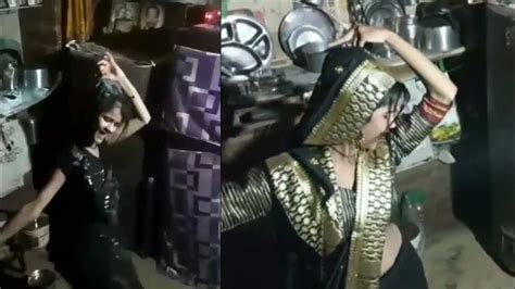 काली साड़ी पहनकर डांस कर रही हैै काल यह लड़की जिंदा है इसकावीडियो