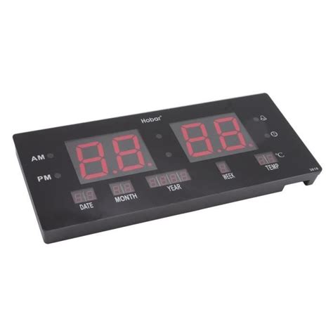 Fdit horloge murale numérique Horloge Murale LED Horloge Murale Grand