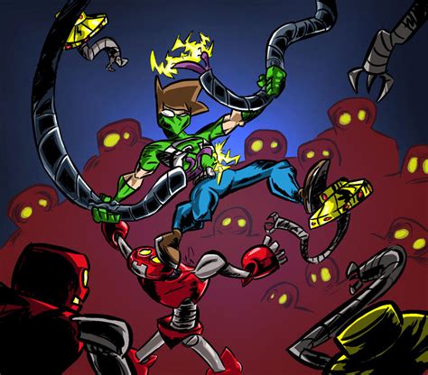 J Man Smashes Bots By Jonny Aleksey On Deviantart