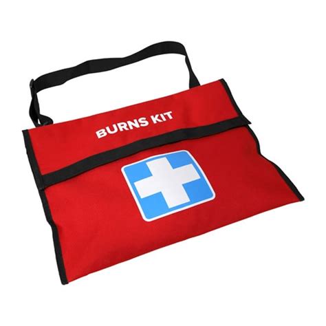 Emergency Burn Kit In Red Soft Pack Burn Bag Alpha First Aid