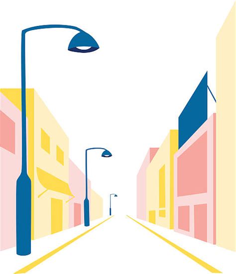 575700 Street Hình Minh Họa Đồ Họa Vectơ Trả Phí Bản Quyền Một Lần
